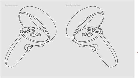 Quest 2 Controllers Svg Layout R Godot