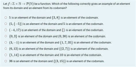 Solved Let F ZNP N Be A Function Which Of The Following Chegg