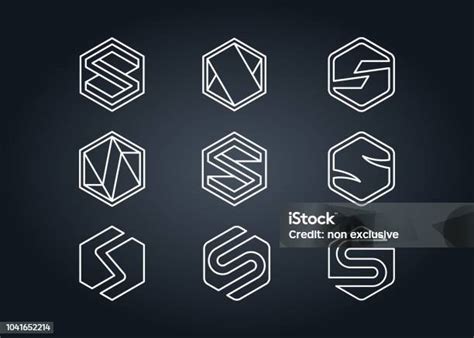 6 각형 편지의 디자인 서식 파일입니다 크리에이 티브 육각 기호 로고에 대한 스톡 벡터 아트 및 기타 이미지 로고 상징 0명 Istock