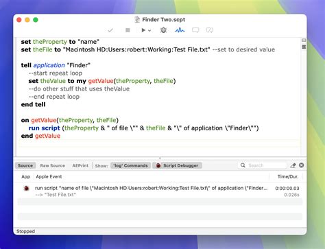 Is It Possible To Store And Use The Name Of A Property In A Variable Applescript Mac Os X