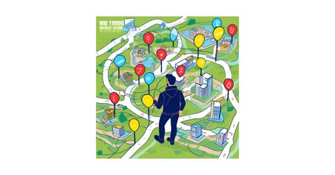 flat design vector a man trying ai vector graphic