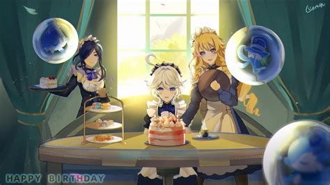 Furina Clorinde Navia Surintendante Chevalmarin Gentilhomme Usher And More Genshin