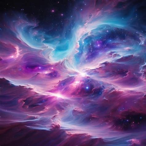 Premium Photo Aesthetic Purple Galaxy