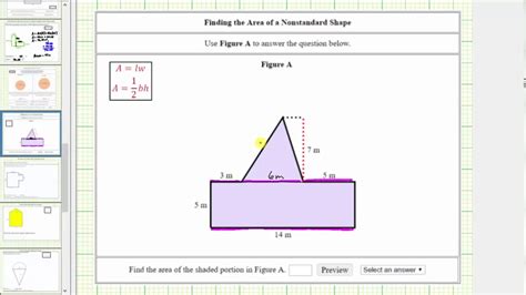 Ex Area Of A Polygon By Decomposing Area Triangle Rectangle Ii Youtube