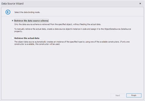 Bind A Report To A List Object At Design Time And Supply Data At