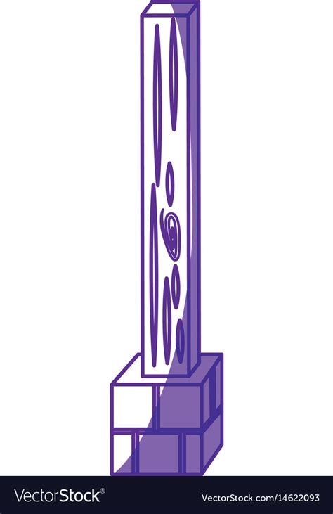 Post Estructure Construction Royalty Free Vector Image