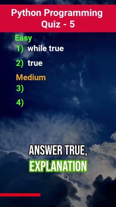 python programming quiz 5 programmingchallenge pythonquiz 🐍 🚀 learnpython 📚 pythonfun 🎯