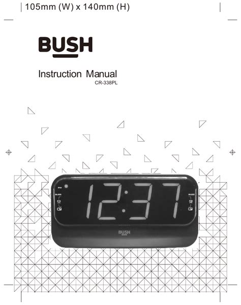 Ge Digital Clock And Wake Set Manual Programsolo