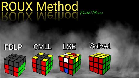 Rubiks Cube Solved By The Roux Method Cuber M19 01 Youtube