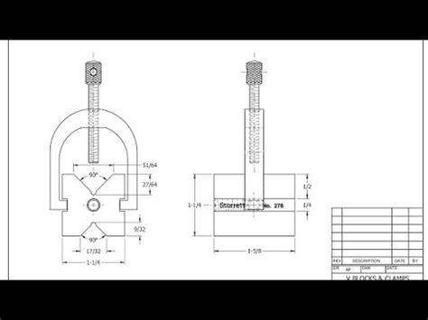 Iti Fitter 3rd Sem 2nd Year Fitter Assembly Details V Block Clamping YouTube