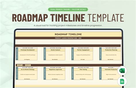 Free Timeline Roadmap Templates Editable And Downloadable