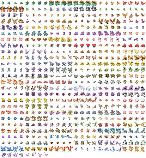 Pokemon Sprite Templates