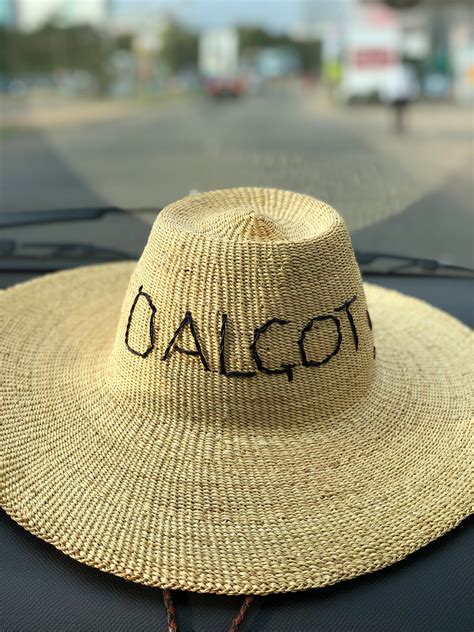 Customise Your Bolga Hats Write Your Initials Names On Your Hats African Hats
