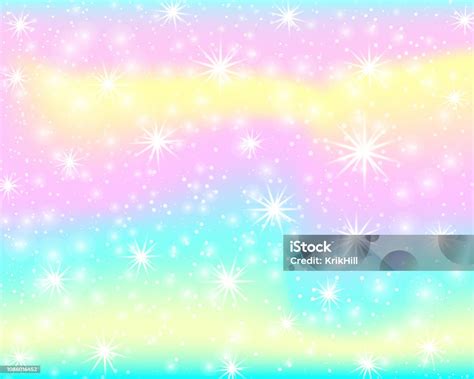 유니콘 무지개 배경입니다 인 어 공주 색상에서 패턴입니다 판타지 그라데이션 화려한 배경 막 레인 보우 메쉬입니다 1980년에 대한 스톡 벡터 아트 및 기타 이미지 Istock