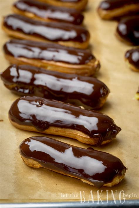 Classic Eclair Recipe Let The Baking Begin