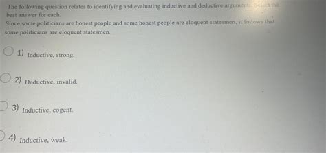 Solved The Following Question Relates To Identifying And Chegg