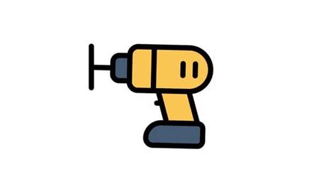 Drilling Machine Animated Icon Elements Motion Graphics Ft Aesthetic And Animated Icon Envato