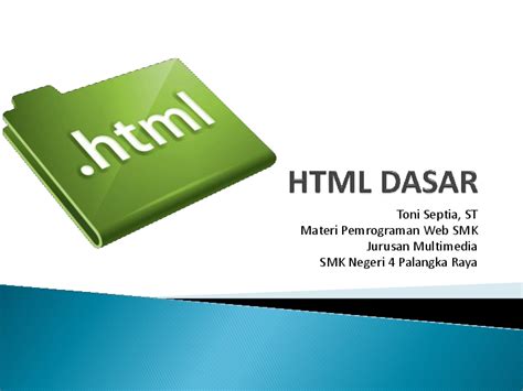 Ppt Ppt Html Dasar