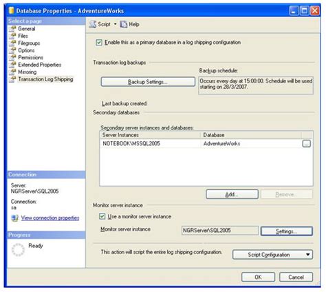 Sql Server 2005 Log Shipping Entendendo Habilitando E Configurando