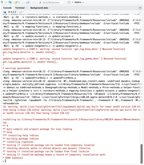 Installation Error System Command Rcmd Exe Failed Issue StatisticsNZ Demest GitHub