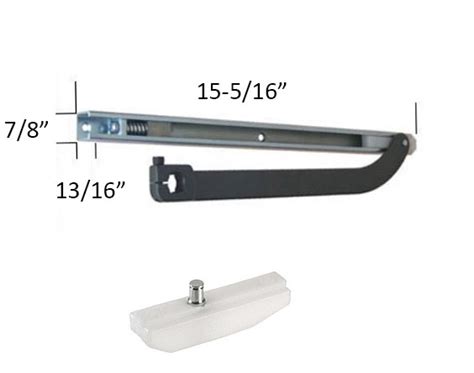 Storefront Aluminum Door Concealed Closer Jo Mortised Offset Slide Arm Assembly For Offset