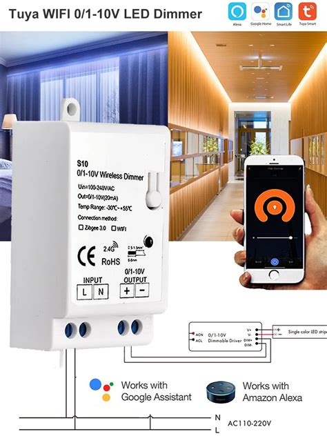 WiFi Zigbee 3 0 LED Light Dimmer Controller For LED Dimming Power Driver China Electrical