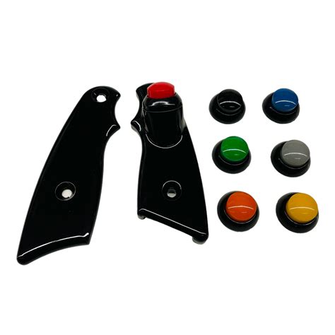 Titan Billet Shifter Lever Button Grips Gloss Black