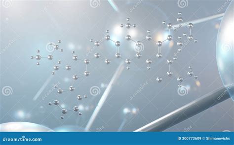 Lazertinib Molecule Epidermal Growth Factor Receptor Inhibitor Molecular Structure Isolated