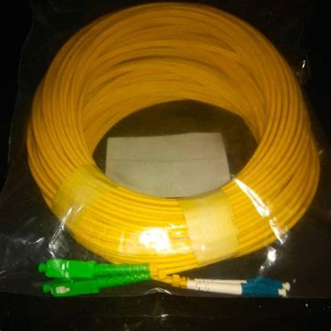 Jual 30m Patchcord SC Apc LC Upc Fiber Optic Patch Cord SC LC Singlemode Duplex Shopee Indonesia