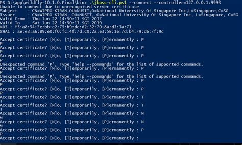 Jboss Cli Not Accepting Self Signed Certificate Jboss Org Content Archive Read Only