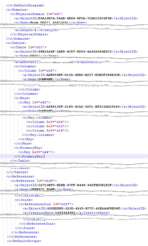 Creating A Power Designer Model From Excel Part Deconstructing The Xml Will List