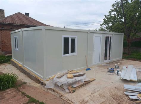 8х3м Сглобяем Павилион за живеене Къща от контейнери Магазин гр Тутракан • Olx Bg