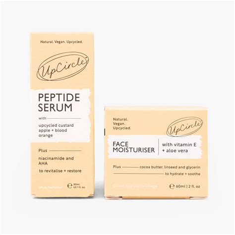 Elasticity Boosting Duo Moisturiser And Peptide Serum Set Upcircle Beauty