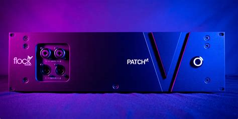 Flock Audio Now Shipping PATCH VT Digitally Controlled Analog Patch Bays RAVe PUBS