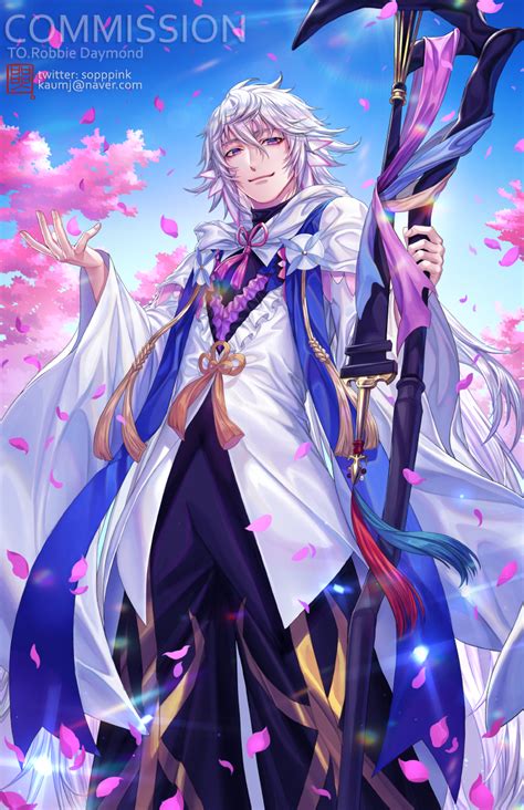 Merlin Fate Stay Night Mobile Wallpaper By Bbbox Zerochan Anime Image Board