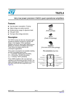 TS L Datasheet PDF STMicroelectronics