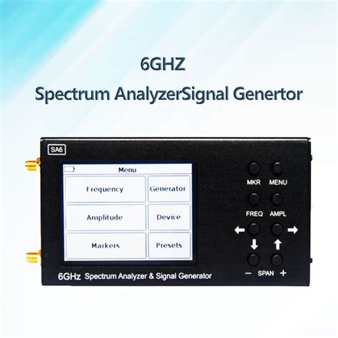 Ручной анализатор спектра Sa6 6 ГГц портативный анализатор частоты от 35 до 6200 МГц