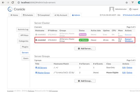 Cronicle Multi Server Setup Jaehyeon Kim