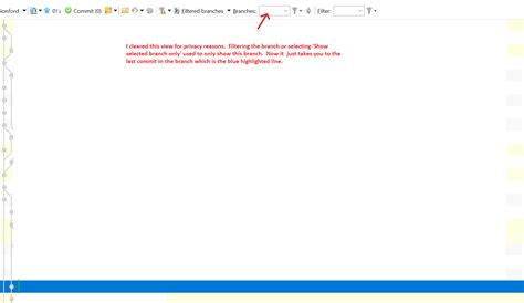 Show Current Branch Only No Longer Shows Only The Current Branch