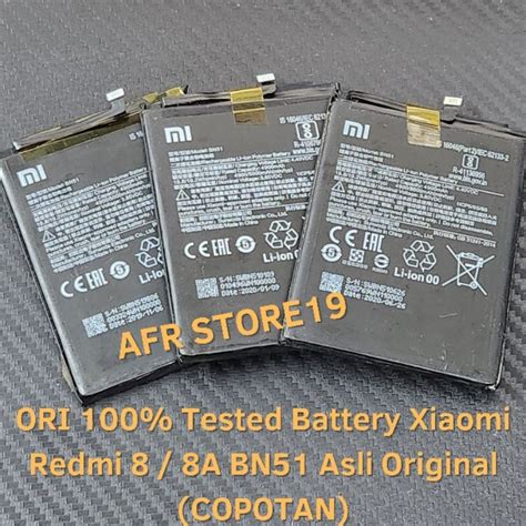 Jual ORI Tested Battery Batre Baterai Xiaomi Redmi Redmi A BN Asli Original COPOTAN