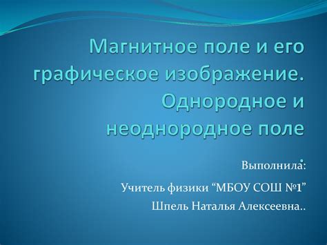Магнитное поле и его графическое изображение Однородное и неоднородное поле презентация онлайн