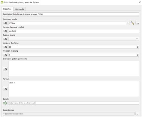 Advanced Python Field Calculator In Modeller Is Missing The Only