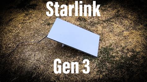 Starlink Gen 3 Unboxing And Setup Speed Test Youtube
