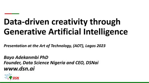 data driven creativity through generative artificial intelligence pdf