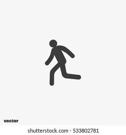 Man Running Icon Stock Vector Royalty Free 533802781 Shutterstock