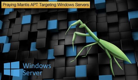 praying mantis apt targeting windows servers