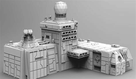Imperial Military Base Star Wars 3d Cgtrader