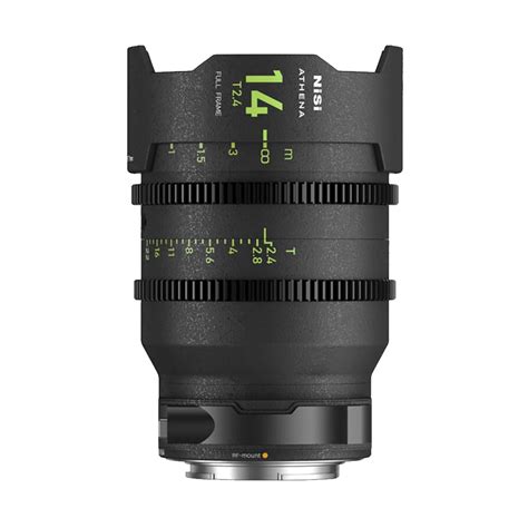 Nisi Athena Prime 14mm T24 Full Frame Lens E Mount Orms Direct