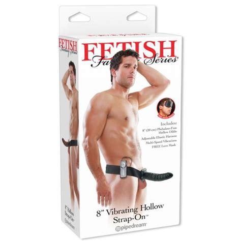 Fetish Fantasy 8 Inches Vibrating Hollow Strap On Black On Literotica