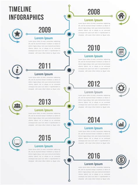 Premium Vector Timeline